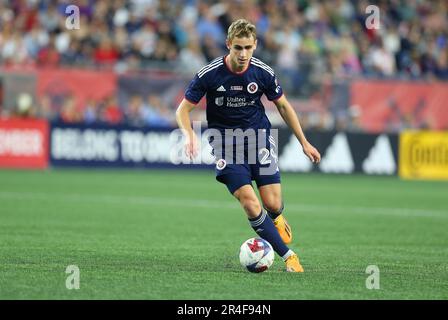 New England Revolution midfielder Noel Buck (29) in action during the ...