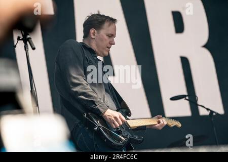 Bret Domrose of Dogstar performs on day two of the BottleRock Napa ...