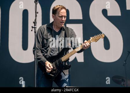 Bret Domrose of Dogstar performs on day two of the BottleRock Napa ...