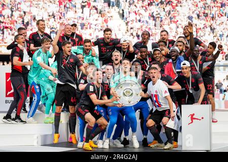 COLOGNE, GERMANY - MAY 27: Sadio Mane of FC Bayern Munchen looks on ...