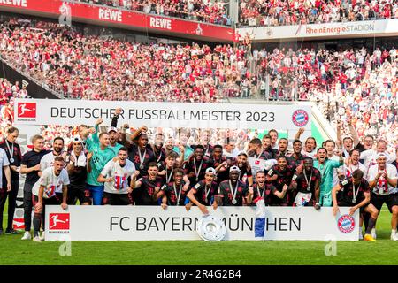 COLOGNE, GERMANY - MAY 27: Sadio Mane of FC Bayern Munchen looks on ...