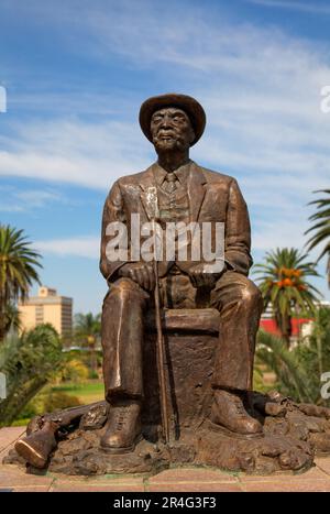 Hosea Kutako statue in the Parliament Gardens, Windhoek, Namibia Stock ...