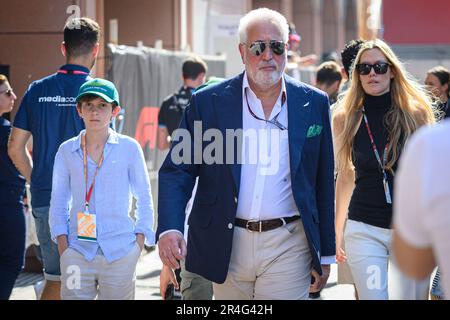 Lawrence Stroll, executive chairman of Aston Martin, and the owner of ...