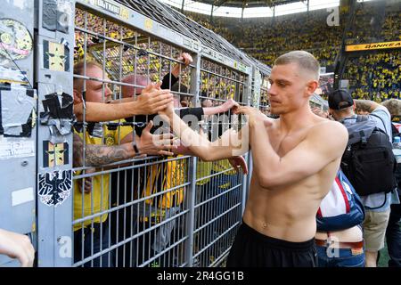 Julian Ryerson (Dortmund) after the game Frankfurt, January 9, 2026 ...
