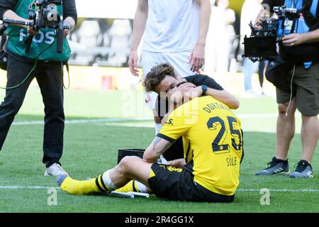 Niklas Suele (Dortmund) after the game ends Frankfurt, January 9, 2026 ...