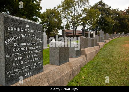 Halifax, Nova Scotia: The Titanic Grave Site at Fairview Lawn Cemetery ...