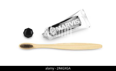 Chisinau, Moldova May 26 2023: Can of Red Bull Energy Drink isolated on ...