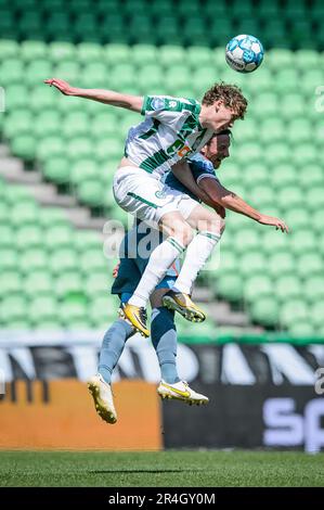 ROTTERDAM - (lr) Isak Maatta of FC Groningen, Siebe Horemans of sbv ...