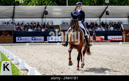 ERMELO - Devenda Dijkstra in action with Hero during the final of the ...
