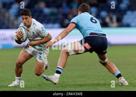 Caleb Muntz of Fiji during the 2023 Summer Series match England vs Fiji ...