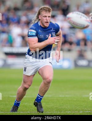 Brad Fash #13 of Hull FC applauds the fans at the end of the Betfred ...
