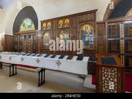 Deir Baramus, Christian monastery, Wadi Natrun, Egypt Stock Photo - Alamy