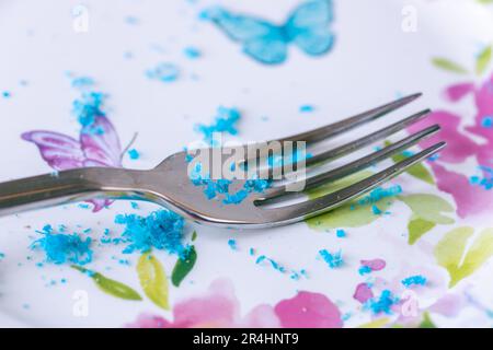 Microplastic problem, Plastic particles in food, air and water, Concept ...