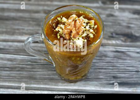 Egyptian Moghat drink with walnuts and nuts popular after pregnancy and ...