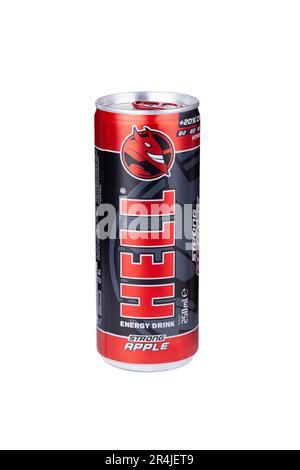 Chisinau, Moldova May 26 2023: Can of Red Bull Energy Drink isolated on ...