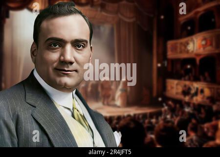 The Italian (Neapolitan) tenor Enrico Caruso was one of the most famous ...