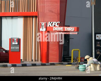 Cairo, Egypt, May 20 2023: Kentucky Fried Chicken restaurant KFC in a ...
