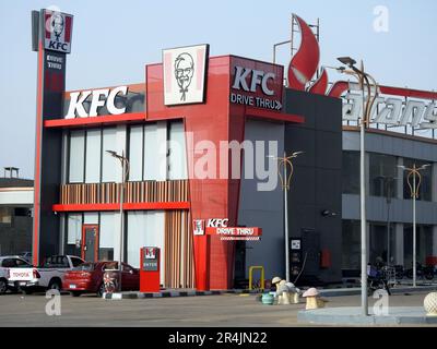 Cairo, Egypt, May 20 2023: Kentucky Fried Chicken restaurant KFC in a ...