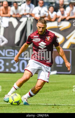 Torino's Nikola Vlasic during the Italian Serie A soccer match between ...