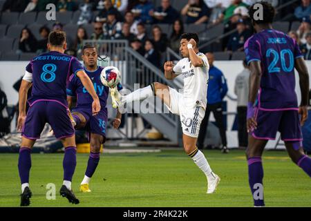 Charlotte FC forward Kerwin Vargas celebrates after scoring against ...