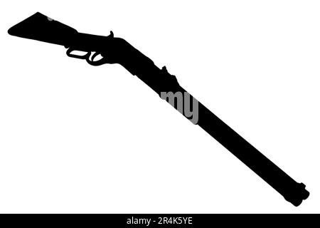 Old west period .44-40 Winchester lever-action repeating rifle M1866 ...