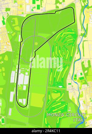 Monza Circuit Map, Italy Stock Vector Image & Art - Alamy
