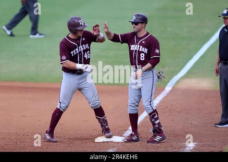 HOOVER, AL - MAY 28: Texas A&M Aggies pitcher Nathan Dettmer (35) during the 2023 SEC Baseball ...