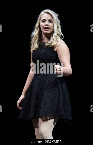 Renee Rapp performing at the 2018 National High School Musical Theatre ...