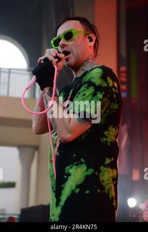 BOCA RATON - MAY 27: Bert McCracken of The Used performs during The ...
