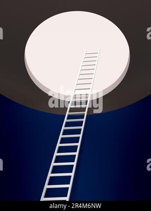 Business exit strategy. Freedom, escape or guidance for solution. Red ...