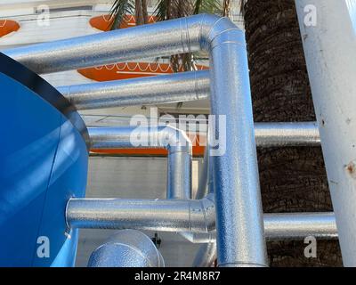 Pipe Insulation Jackets for Hot water pipe and Chilled water pipe ...