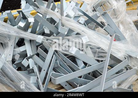 metal corners for connection construction Stock Photo - Alamy