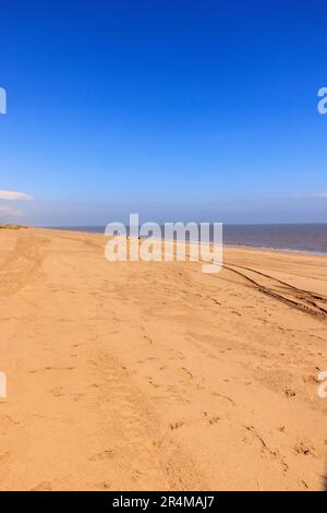 Huttoft beach also known as Moggs Eye is a quiet rural beach backed by ...