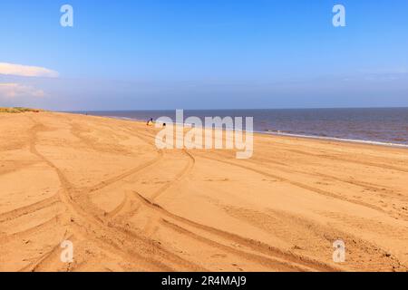 Huttoft beach also known as Moggs Eye is a quiet rural beach backed by ...