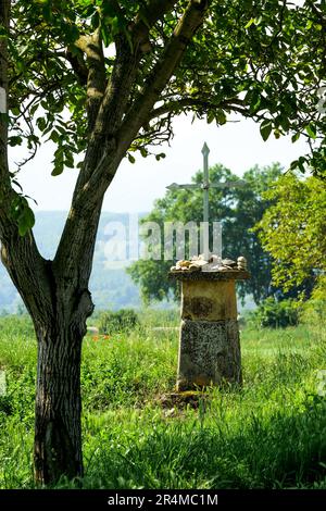 Old calvary, Drôme, France Stock Photo - Alamy