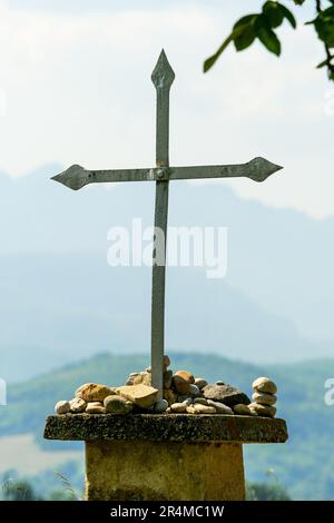 Old calvary, Drôme, France Stock Photo - Alamy