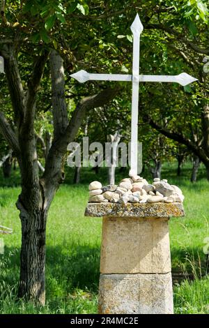 Old calvary, Drôme, France Stock Photo - Alamy