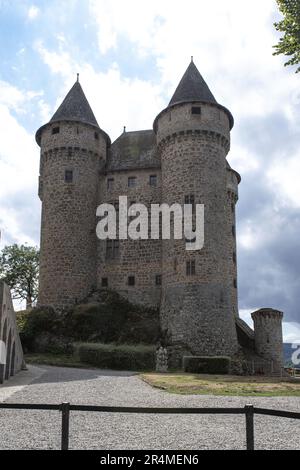 Val Castle in the Cantal region of France Stock Photo - Alamy