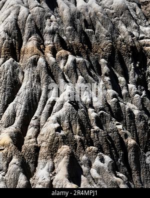 The Badlands National Park is featured in this image, focusing on ...