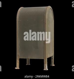 3d illustration of public mailbox isolated on white background Stock ...