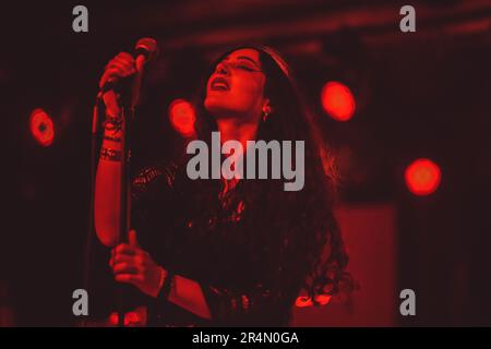 Copenhagen, Denmark. 12th, May 2023. The Italian metal band Messa ...