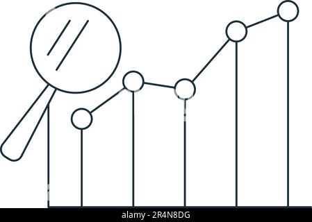 Predictive analytics icon. Monochrome simple sign from digitalization ...