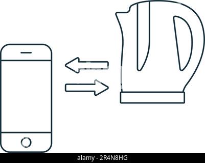 Digitalization icon. Monochrome simple sign from digitalization ...