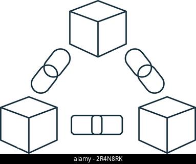 Digitalization line icon. Monochrome simple Digitalization outline icon ...