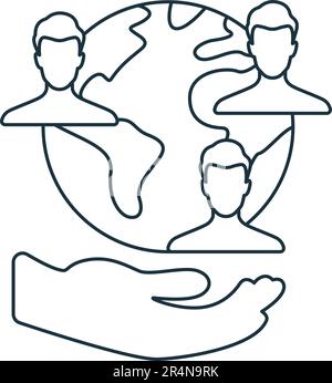 Sensitivity icon. Monochrome simple sign from core values collection ...