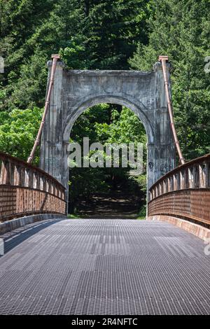 Historic Alexandra Bridge in Spuzzum, British Columbia, Canada Stock ...