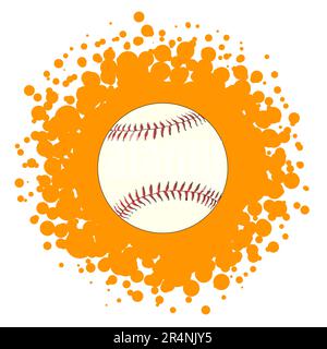 Red Faded Baseball Stock Photo - Alamy