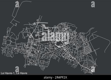 Street roads map of LE HAVRE, FRANCE Stock Vector Image & Art - Alamy