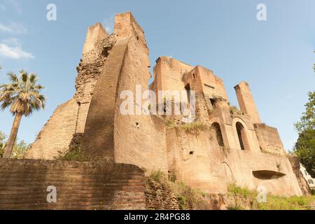 Roman brick ruins Nymphaeum of Alexander Severus popular tourist ...