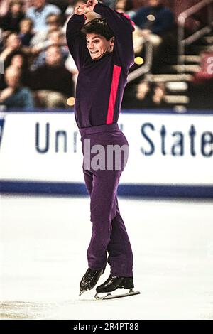 Paul Wylie 1996 USPS Pro-Am Challenge figure Skating Stock Photo - Alamy